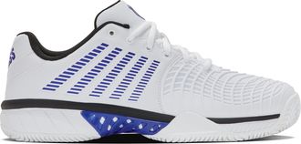 K-Swiss Herren Express Light 3 Clay Tennis Shoe, White/Dazzling Blue/Black, 44.5 EU