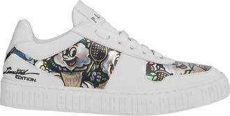 Philipp Plein unisex, Chaussures, Blanc, Taille: 44 EU Low-Top Baskets 3D Ice Cream