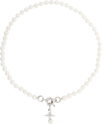 Vivienne Westwood Halskette - Bijoux Platinumcreamrosewhite - Gr. unisize - in Mehrfarbig - f&uuml;r Damen