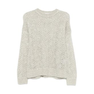 Brunello Cucinelli Brunello Cucinelli Pullover - - Knitwear - Damen - Grau - L