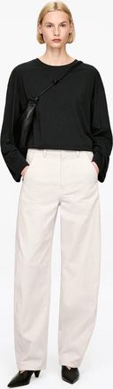 Arket Cordhose Mit Barrel Leg -Beige