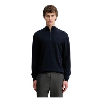 Les Deux Greyson Merino Knit - Homme - Pulls - Bleu - Taille: 2XL