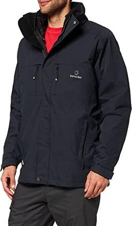 Bermudes Parka Hiker 3 en 1 Manteau imperméable, Bleu (Navy 204), Small (Taille Fabricant:S) Homme