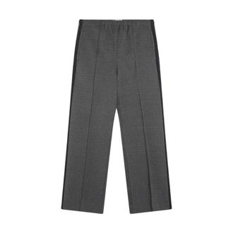 Miu Miu Stoff-Steppstrickhose - - Trousers - Damen - Grau - S