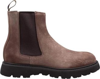 Doucal's Stiefel - Espresso Suede Beatles Ankle Boot - Gr. 43 (EU) - in Braun - f&uuml;r Damen