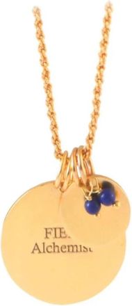 Alchemist Doppel-M&uuml;nz-Halskette | Gold - - Accessories - Damen - Gelb - ONE SIZE
