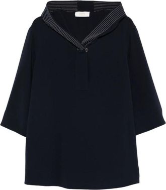 Marina Rinaldi Femme, Sweatshirts et sweats &agrave; capuche, Bleu, Taille: 46 FR SweaT-shirts &agrave; capuche