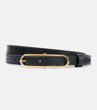 The Row Ceinture Hermine en cuir