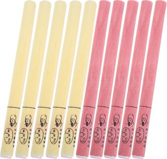 Artibetter 10 Stück Teiliges Moxa Stick für Milde Bauch moxibustion Aromatherapeutische Moxabars in Rot und Gelb Leicht und Tragbar für Nabel moxibustion Blutzir