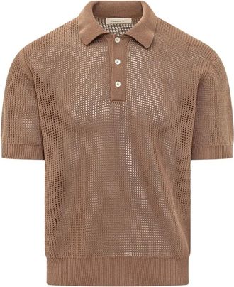 ATOMOFACTORY Atomofactory, Homme, Pulls, Brun, Taille: M Polo Traforata