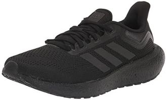 adidas Unisex Pureboost 22 Running Shoe, Black/Black/White, 9.5 US Men