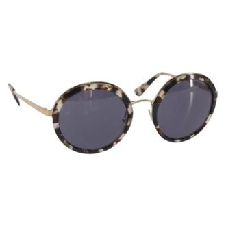 Prada Pre-owned Vintage Metal Sonnenbrillen - - Pre-owned - Damen - Braun - ONE SIZE