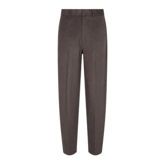 Emporio Armani Homme, Pantalons, Brun, Taille: S Wide Pantalons