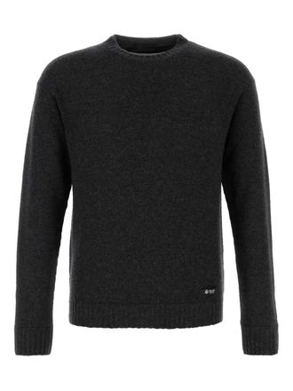 Prada Pullover mit gerippten Details - Grau