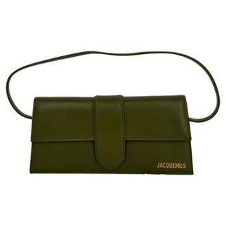 Jacquemus Pre-owned Sac bandouli&egrave;re The Long Bambino Flap - Femme - Pre-owned - Vert - Taille: ONE Size