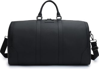 Carlheim Weekendbag, Weekender Kai, Genuine Leather, Black
