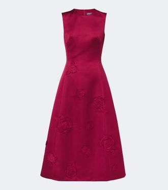 LEO LIN Verziertes Cocktailkleid Cleo aus Satin