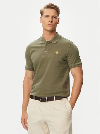 Beverly Hills Polo Club Poloshirt P-SS26M-P450124 Gr&uuml;n Regular Fit