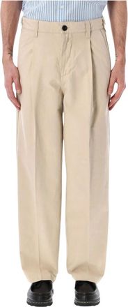 Obey Homme, Pantalons, Beige, Taille: W34 Dean Pleated Pant