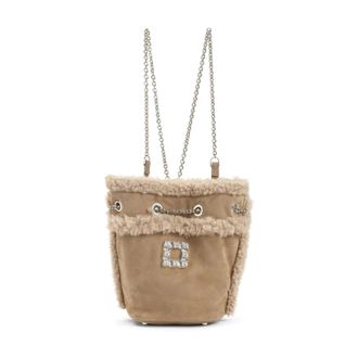 Roger Vivier Femme, Sacs, Brun, Taille: ONE Size Tr&egrave;s Vivier Backpack