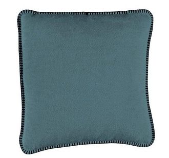 BIEDERLACK Biederlack Aura Kissenhülle, Mischgewebe Baumwolle, Smaragdgrün, 50 x 50 x 12 cm