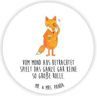 Mr. & Mrs. Panda Kühlschrankmagnet Fuchs Lord - Geschenk, Schick, rundmagnet, kühlschrankmagnete, Neugierig, Magnete, Spruch Lustig, Mond, Cocktail, Motivation