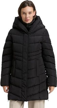 Tom Tailor 1047530 Jacket, 14482-Deep Black, S Femmes
