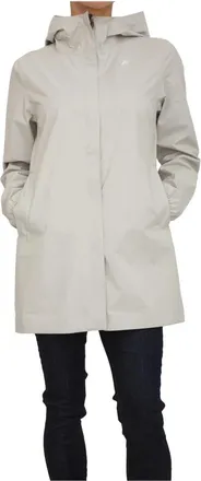 K-Way Femme, Manteaux, Beige, Taille: 44 FR Medio Parka