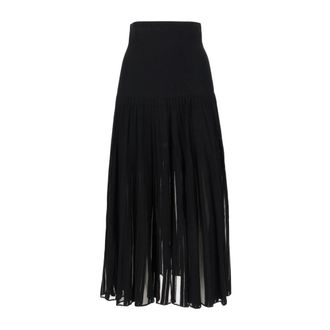 Alaia Midi Skirts - - Skirts - Damen - Schwarzk - M