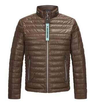 Milestone Lederjacke MSCortino Steppjacke aus feinem Nappaleder