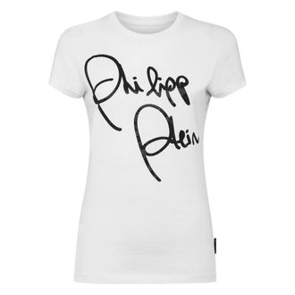 Philipp Plein Pure T-Shirt Rundhals - - Tops - Damen - Wei&szlig; - XS