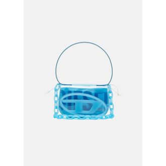 Diesel Sac 1DR bandouli&egrave;re transparent - bleu