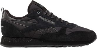 Reebok Unisex Classic Leather Sneaker,Black Black Grey 6,36 EU