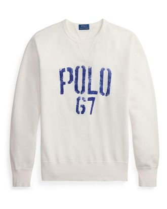 Ralph Lauren Vintage Sweatshirt mit Frontprint, Vintage Fit in