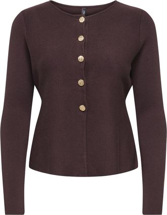 Only Onlmelli Ls Oneck Button Cardi Nca KNT