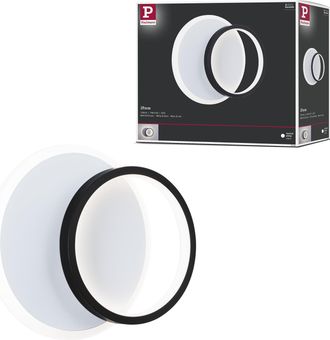 Paulmann 71166 WD 2Form WL LED 12,5W 240x180mm Weiß Schwarz 230V Acryl Metall