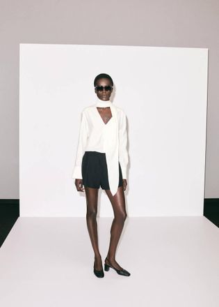 Mango Chaussures &agrave; talon tress&eacute;es noir - Femme - 35 - MANGO