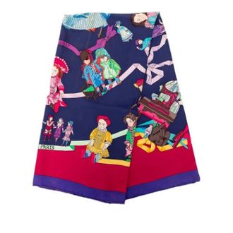 Herm&egrave;s Pre-owned Hello Dolly Scarf - - Pre-owned - Damen - Blau - ONE SIZE
