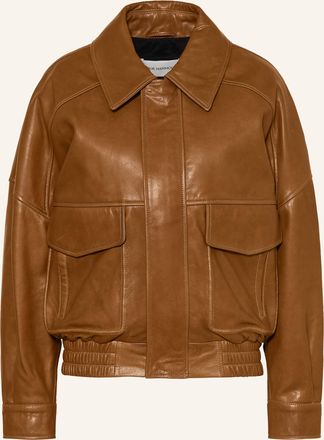 Nour Hammour Nour Hammour Lederjacke Runa braun