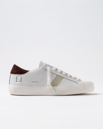 D.A.T.E. hill low calf white-chocolate
