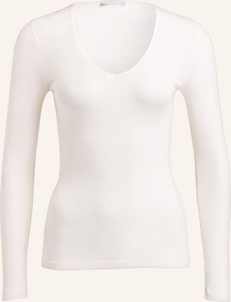 Hanro Longsleeve Woolen Silk Aus Merinowolle Mit Seide beige