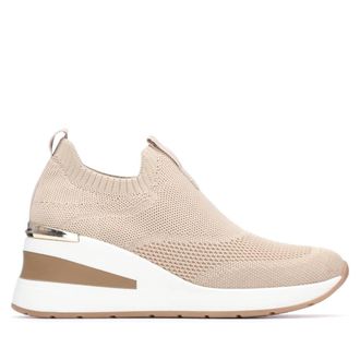 Xti Sportschuhe Sneaker Damen Beige - Bequeme und vielseitige Schuhe - Casual Mode - Modell 14510001 (Gr&ouml;&szlig;e 39)
