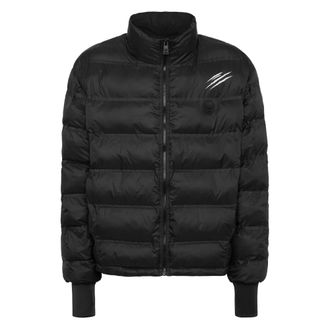 Plein Sport Homme, Vestes, Noir, Taille: XS Lightweight Zipped Jacket LS Scratch