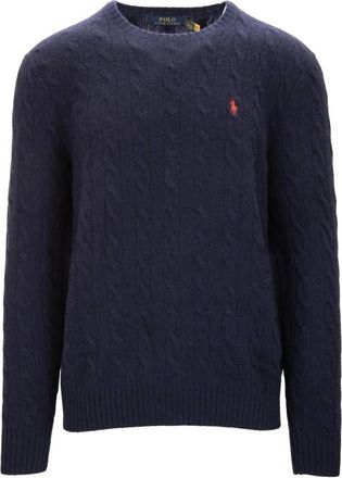 Ralph Lauren Homme, Pulls, Bleu, Taille: L Maille ras du cou