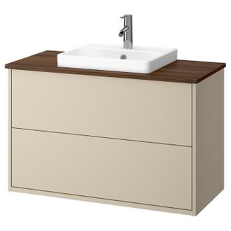 IKEA HAVB&Auml;CK / ORRSJ&Ouml;N Waschbschr+Schubladen/Waschb/Mibatt