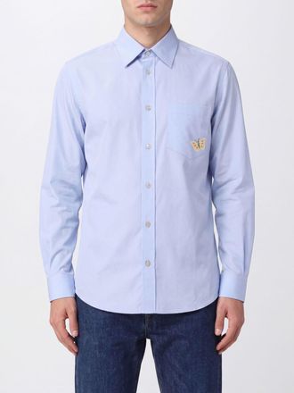 Valentino Garavani Chemise coupe slim en popeline de coton &agrave; imprim&eacute; papillon