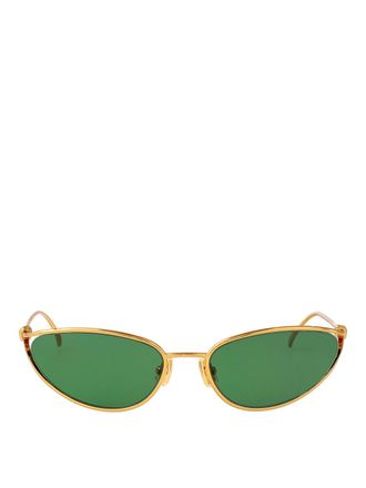 Bottega Veneta Lunettes De Soleil - Or