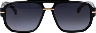 HUGO BOSS Homme, Accessoires, Noir, Taille: 57 MM Lunettes de soleil &eacute;l&eacute;gantes Boss 1718/S
