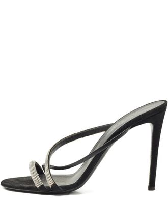 Giuseppe Zanotti Sandalen mit Strass - Schwarz