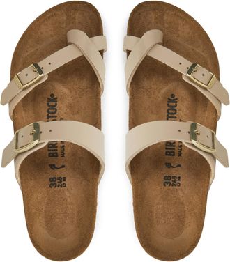 Birkenstock Zehentrenner Birkenstock Mayari 1029726 Beige